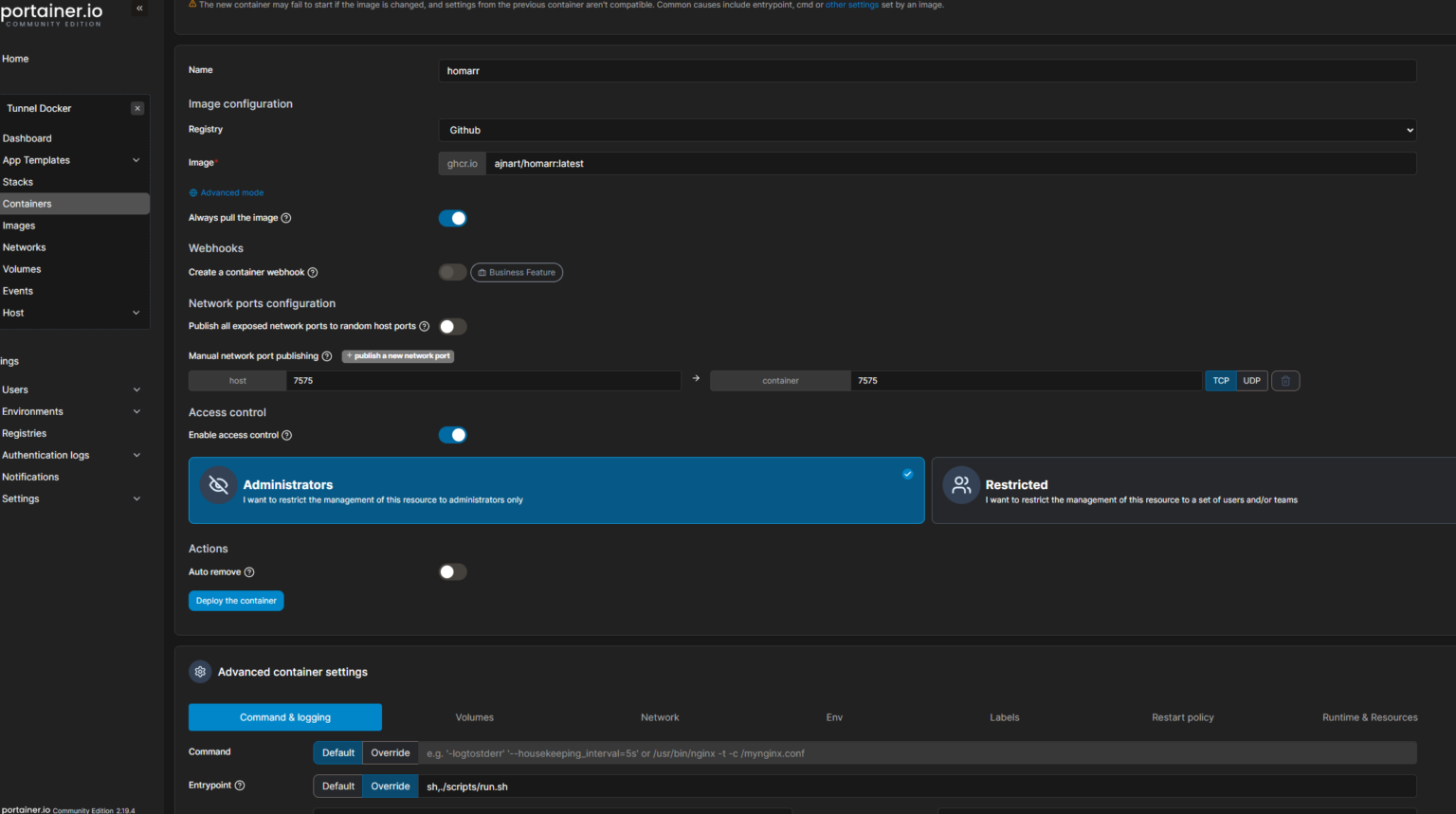 My new favorite HomeLab Dashboard – Homarr – Marius Serbanica – Tech Blog