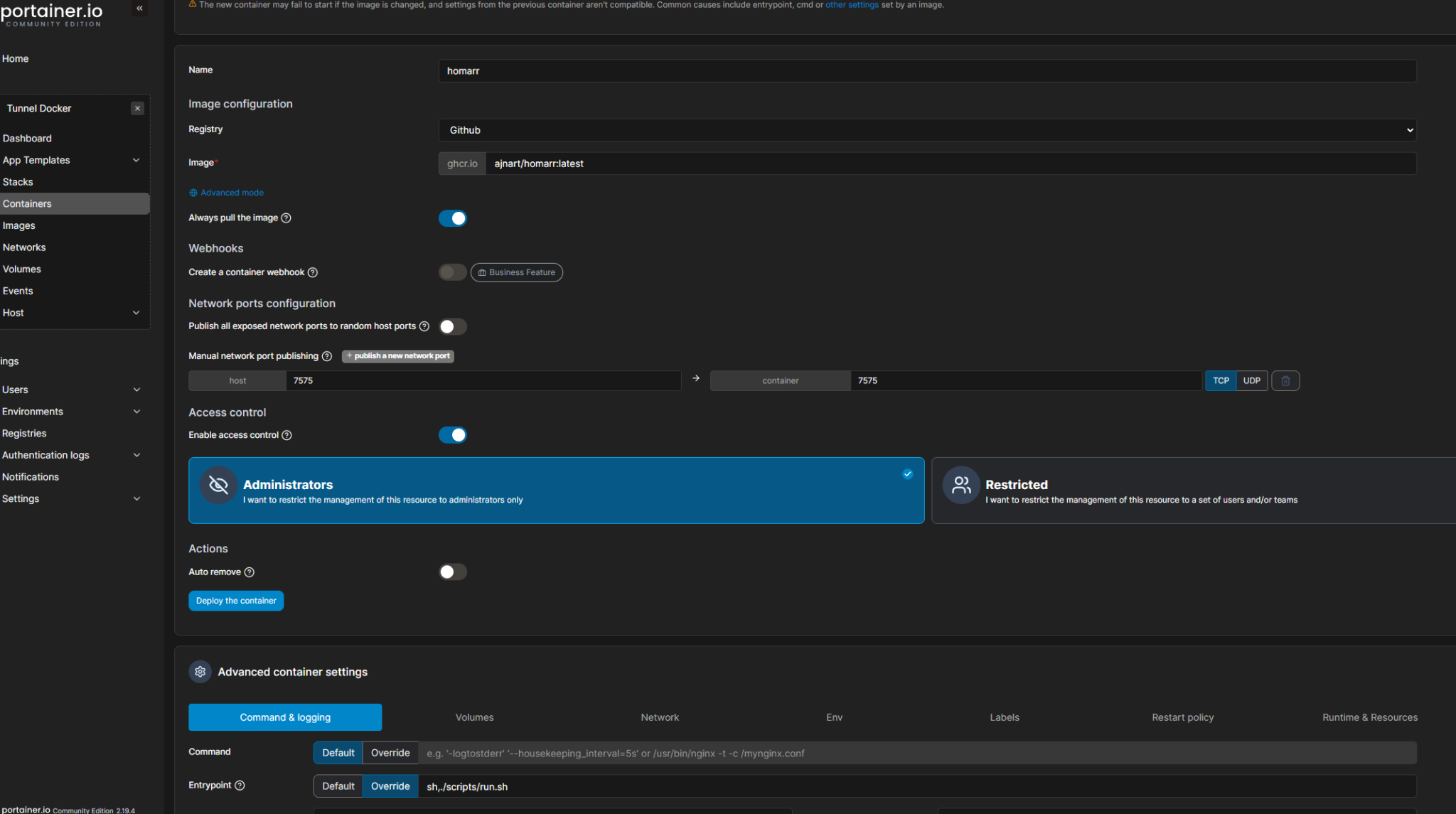 My new favorite HomeLab Dashboard – Homarr – Marius Serbanica – Tech Blog